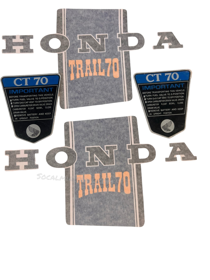 CT70 K2 decal set – SoCal Mini Trail, LLC