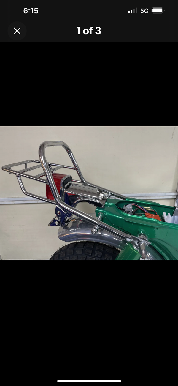 CT70 K0 luggage Rack – SoCal Mini Trail, LLC