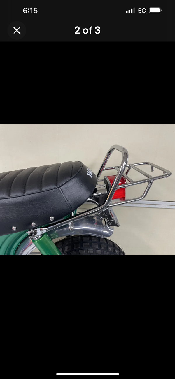CT70 K0 luggage Rack – SoCal Mini Trail, LLC