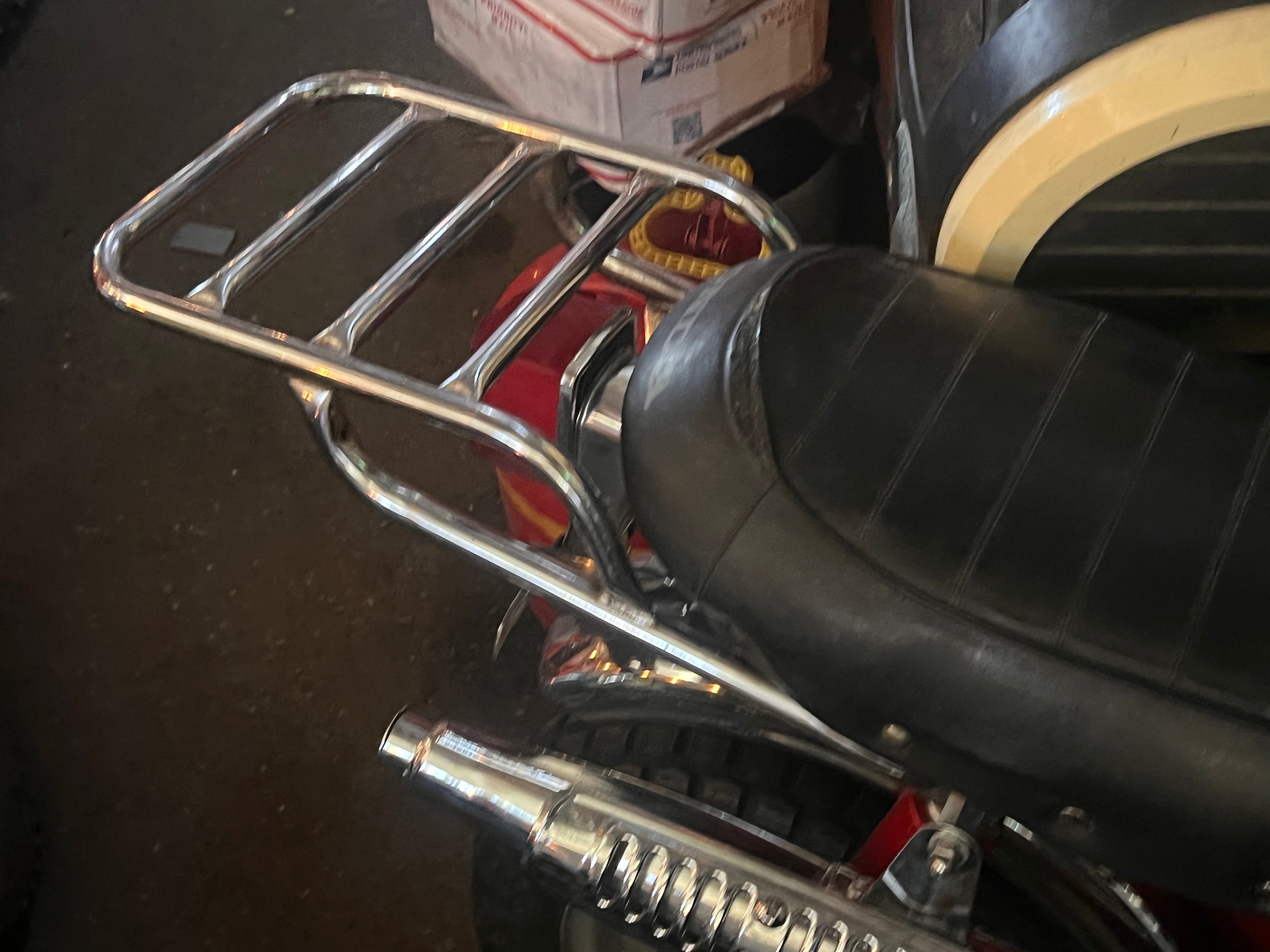 CT70 Performance Luggage Rack - Chrome – SoCal Mini Trail, LLC
